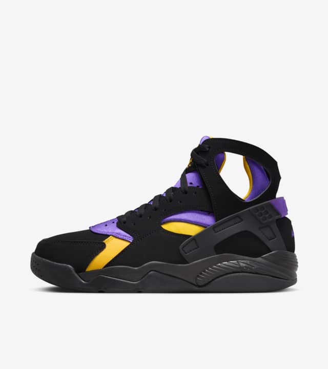 Air Flight Huarache 'Black and Varsity Purple' (FD0188-001) Release ...
