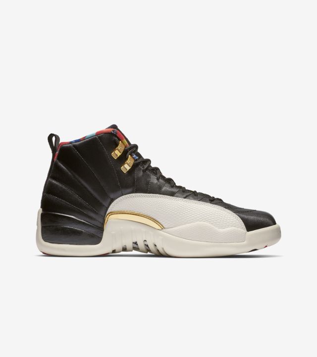 Air Jordan 12 'Black & Metallic Gold & True Red' Release Date. Nike ...