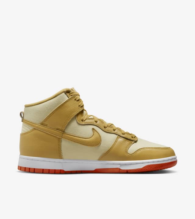 Dunk High 'Wheat Gold and Safety Orange' (DV7215-700) Release Date ...