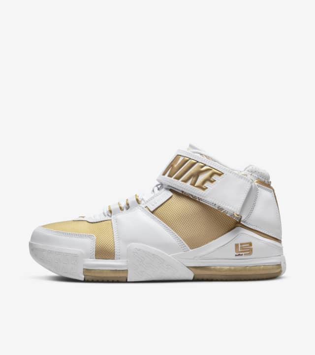 LeBron 2 'Metallic Gold and White' (DJ4892-100) Release Date. Nike SNKRS SG