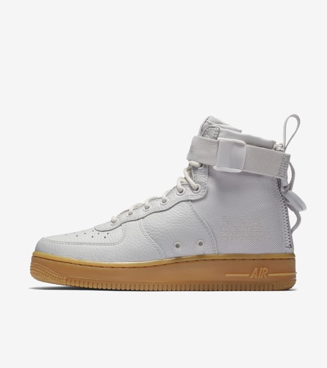 Women's Nike SF AF-1 Mid 'Vast Grey & Gum Light Brown'. Nike SNKRS
