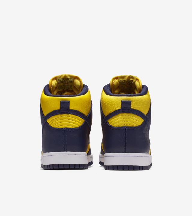 Nike College Colors Program: Nike Dunk High 'Michigan'. Nike SNKRS US