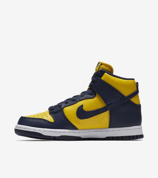 Nike College Colors Program: Women's Dunk 'Varsity Maize Midnight Navy ...