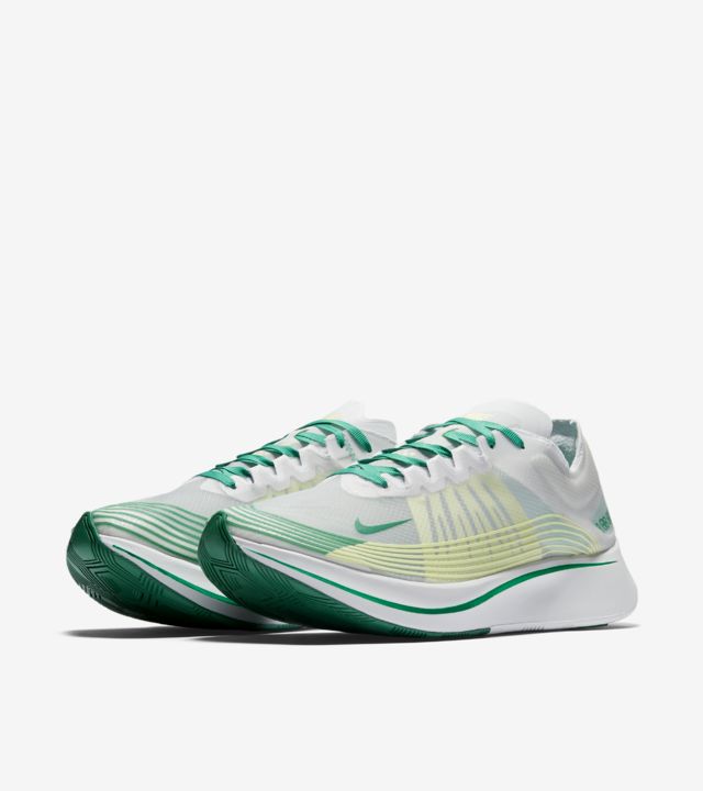 Nike Zoom Fly 'White & Lucid Green' Release Date. Nike SNKRS US