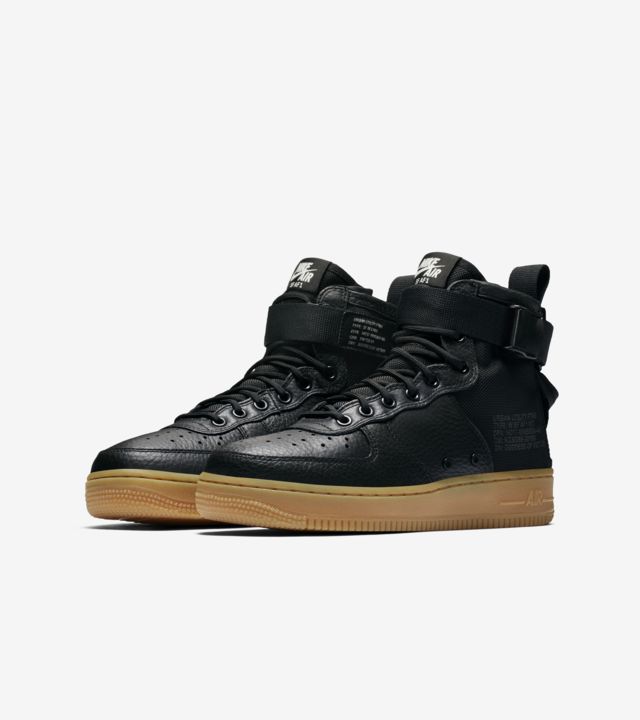 Women's Nike SF AF-1 Mid 'Black & Gum Light Brown'. Nike SNKRS US