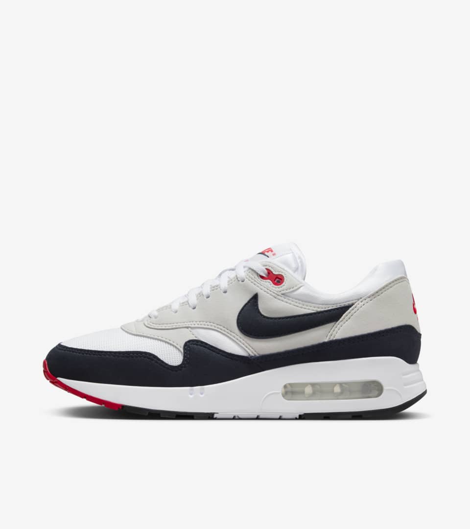 วันเปิดตัว Air Max 1 '86 "Dark Obsidian and University Red" (DQ3989-101 ...