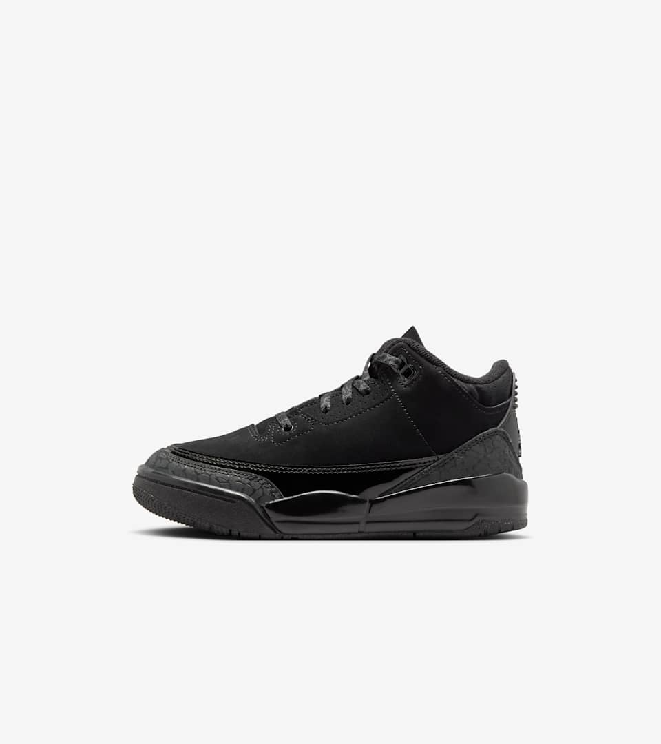 Little Kids' Jordan 3 'Black Cat' (DM0966-001). Nike SNKRS