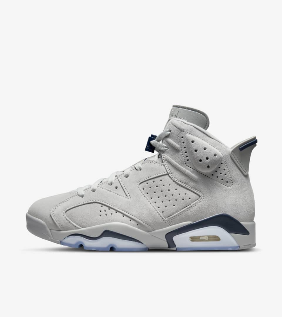 วันเปิดตัว Air Jordan 6 "Magnet and College Navy" (CT8529-012). Nike SNKRS