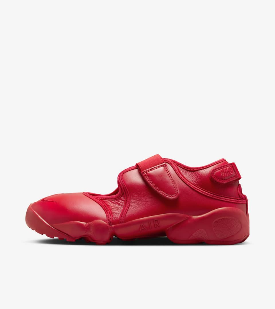 Women's Air Rift Leather 'Fire Red' (HM5737-600) release date. Nike SNKRS