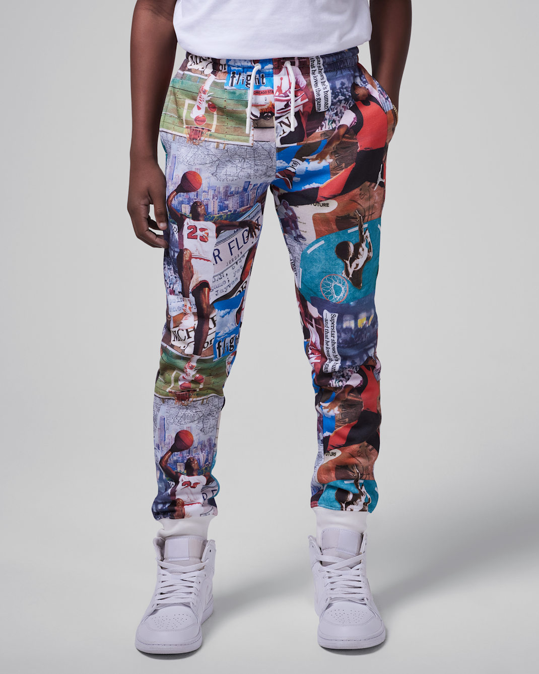 Jordan MJ Brooklyn Big Kids' Fleece Printed Pants. Nike.com