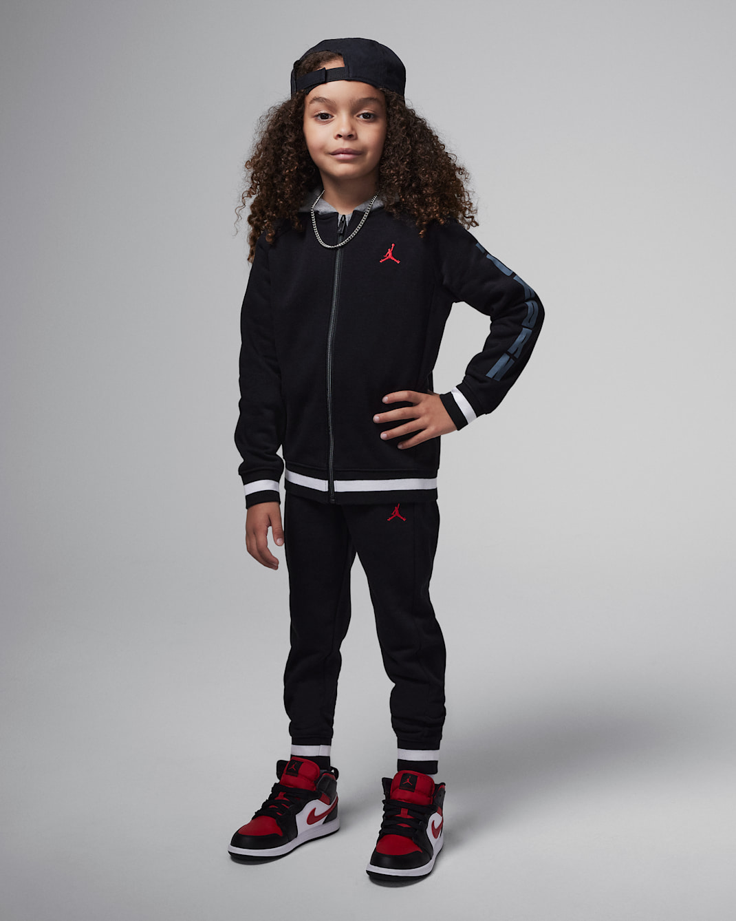 조던 리틀키즈 블록 립 투피스 풀집 세트. 나이키 코리아