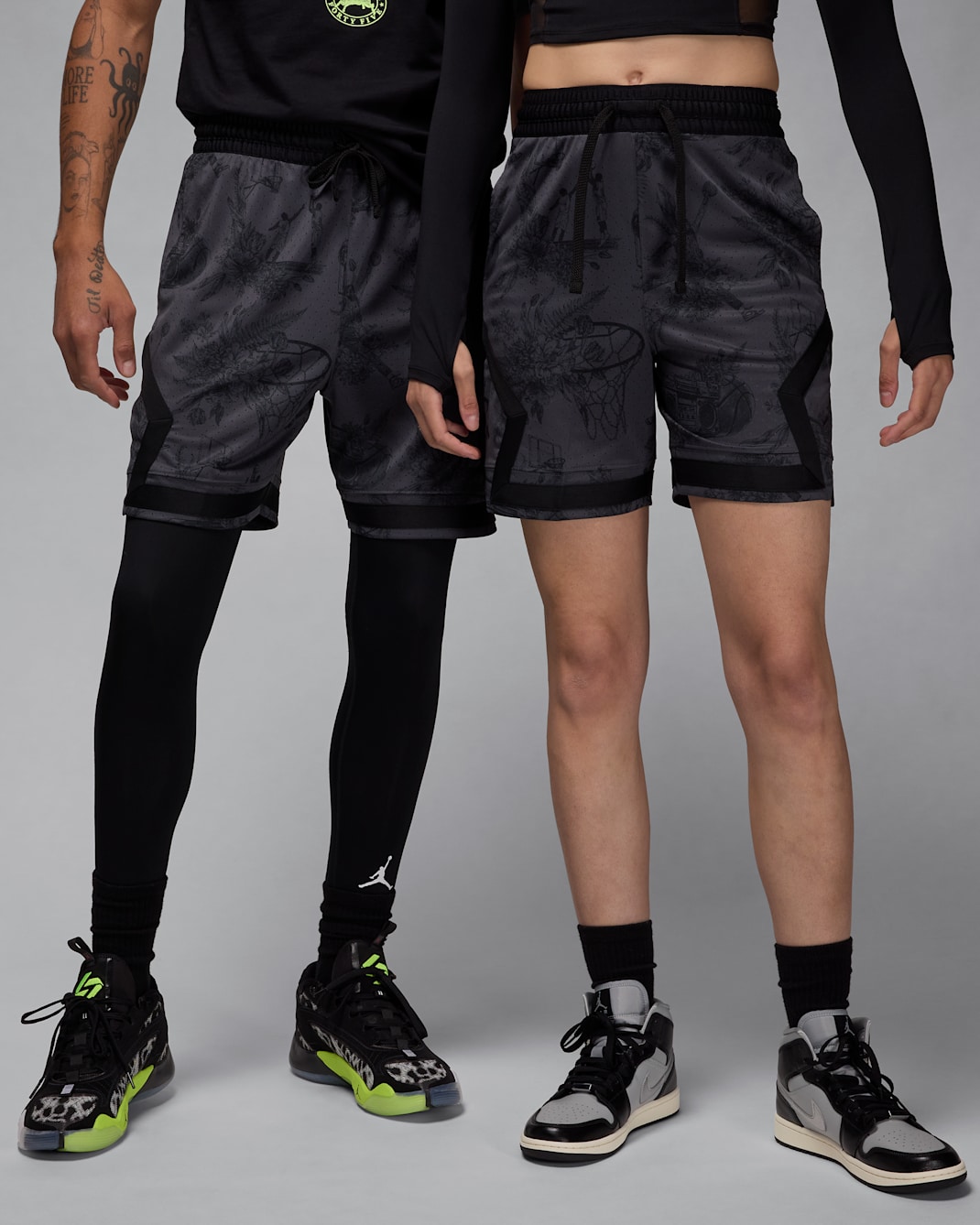 Jordan Sport Men's Dri-FIT Printed Diamond Shorts. Nike IN