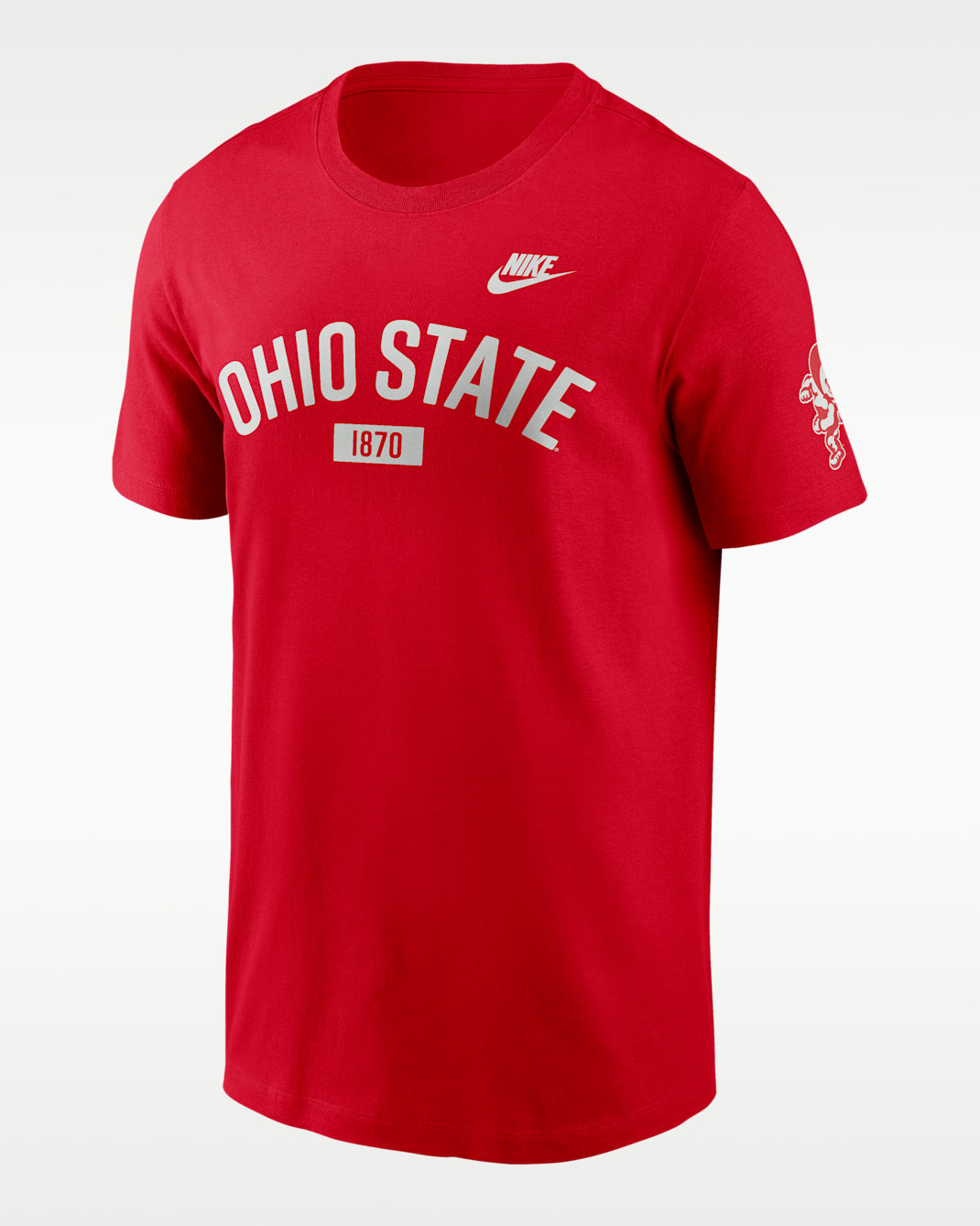 Playera universitaria Nike para hombre Ohio State Legacy Arch 2-Hit ...