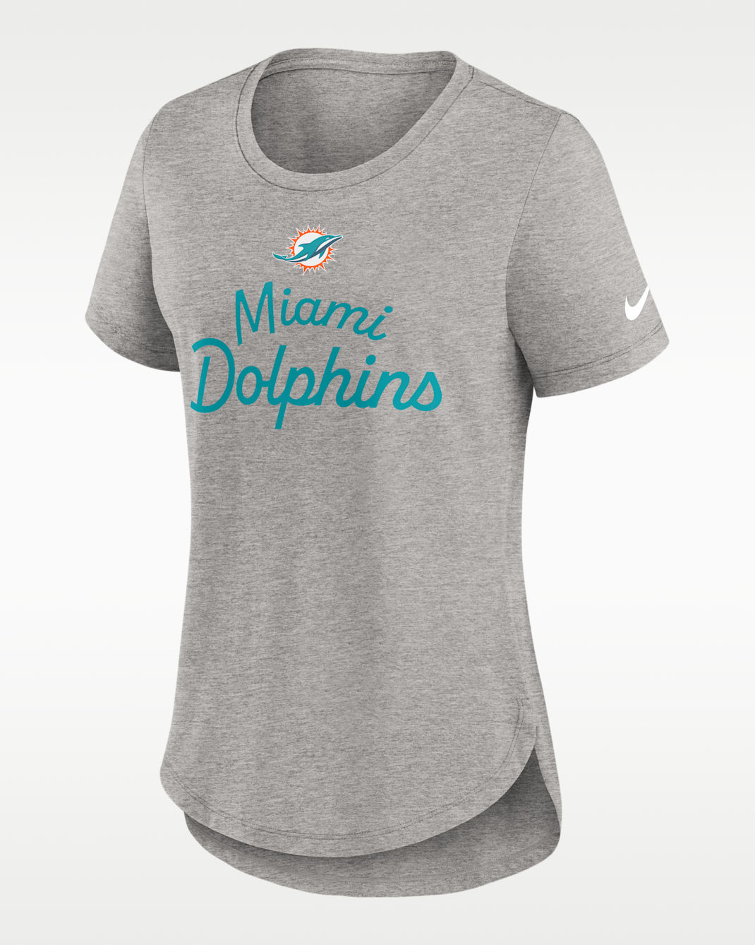 Playera Nike de la NFL para mujer Miami Dolphins Script. Nike.com