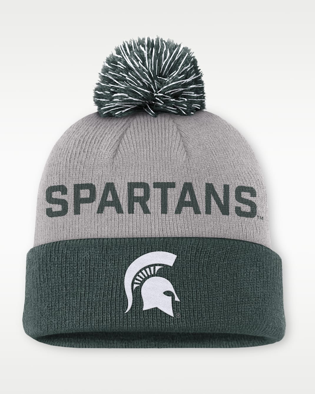 Michigan State Primetime Peak Men's Nike College Cuffed Pom Beanie ...