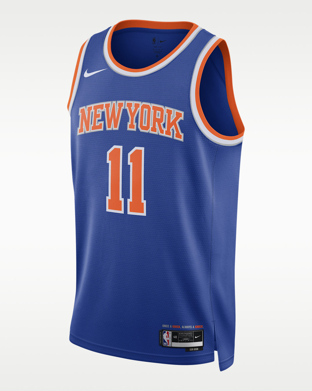 New York Knicks Icon Edition Men's Nike Dri-FIT NBA Swingman Jersey ...