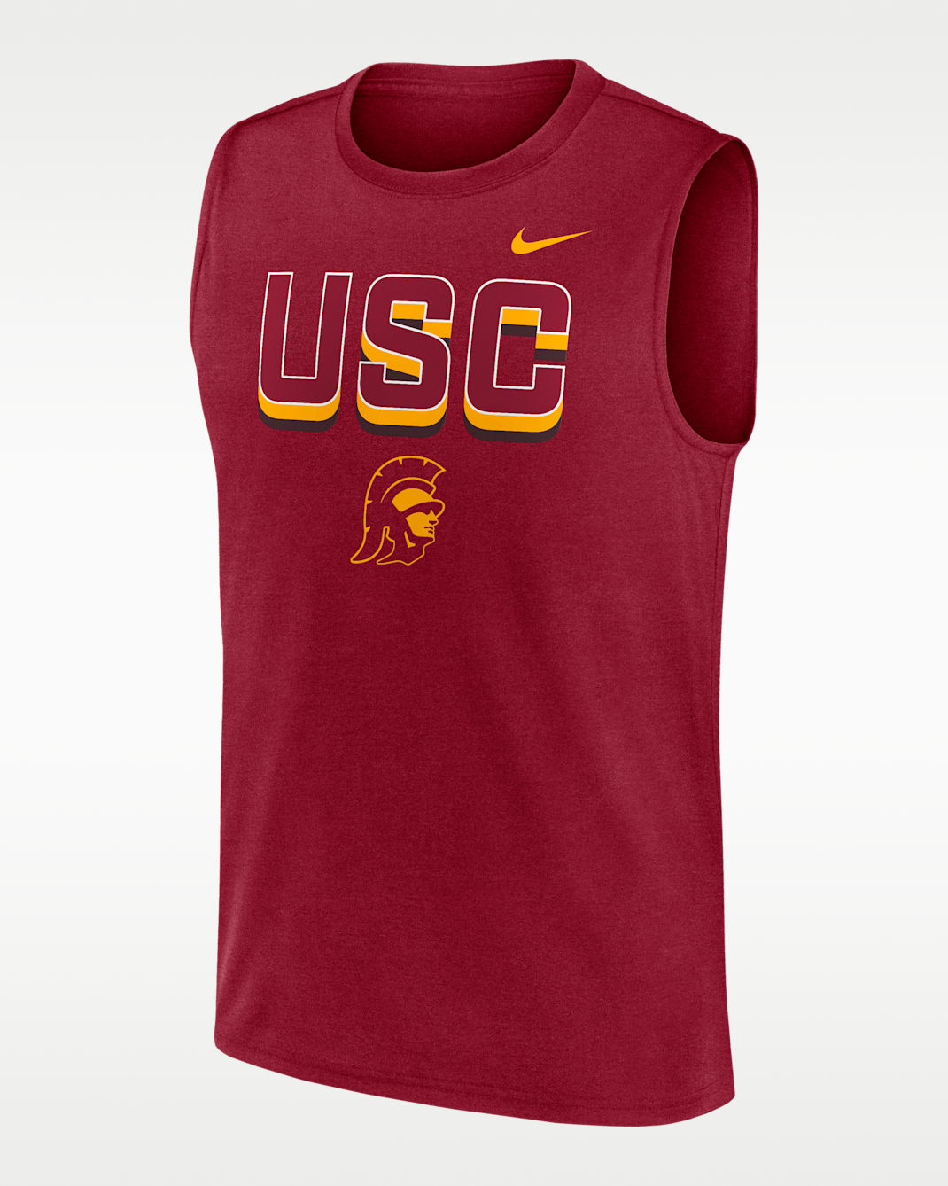 Camiseta sin mangas universitaria Nike Dri-FIT para hombre USC Primetime Legend Tricode. Nike.com