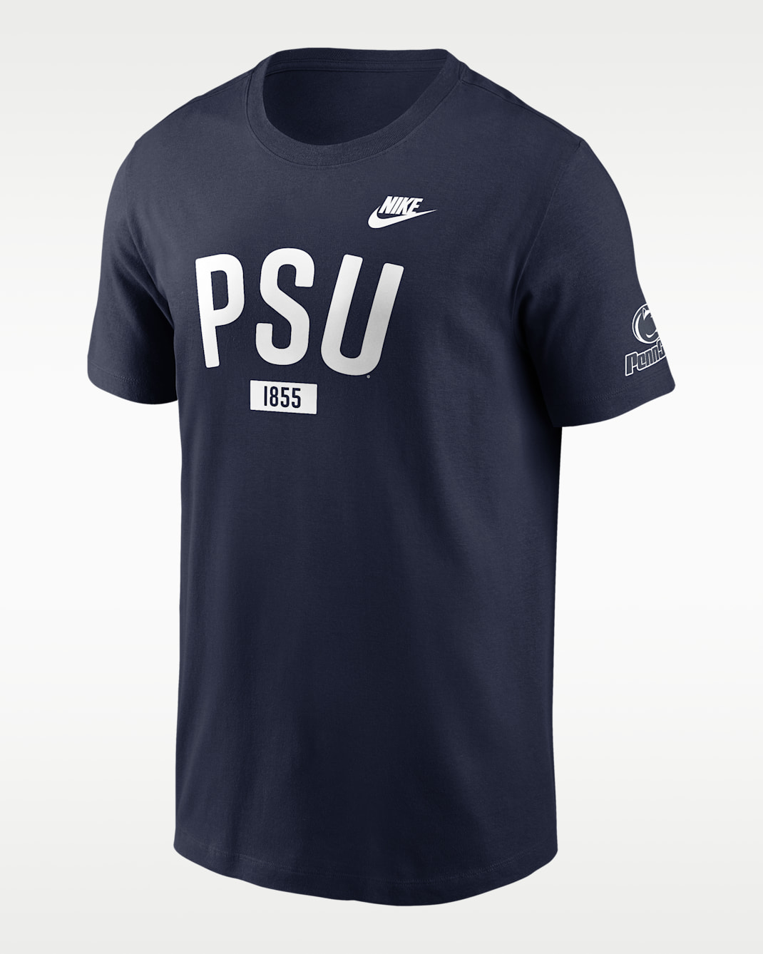 Playera universitaria Nike para hombre Penn State Legacy Arch 2-Hit ...