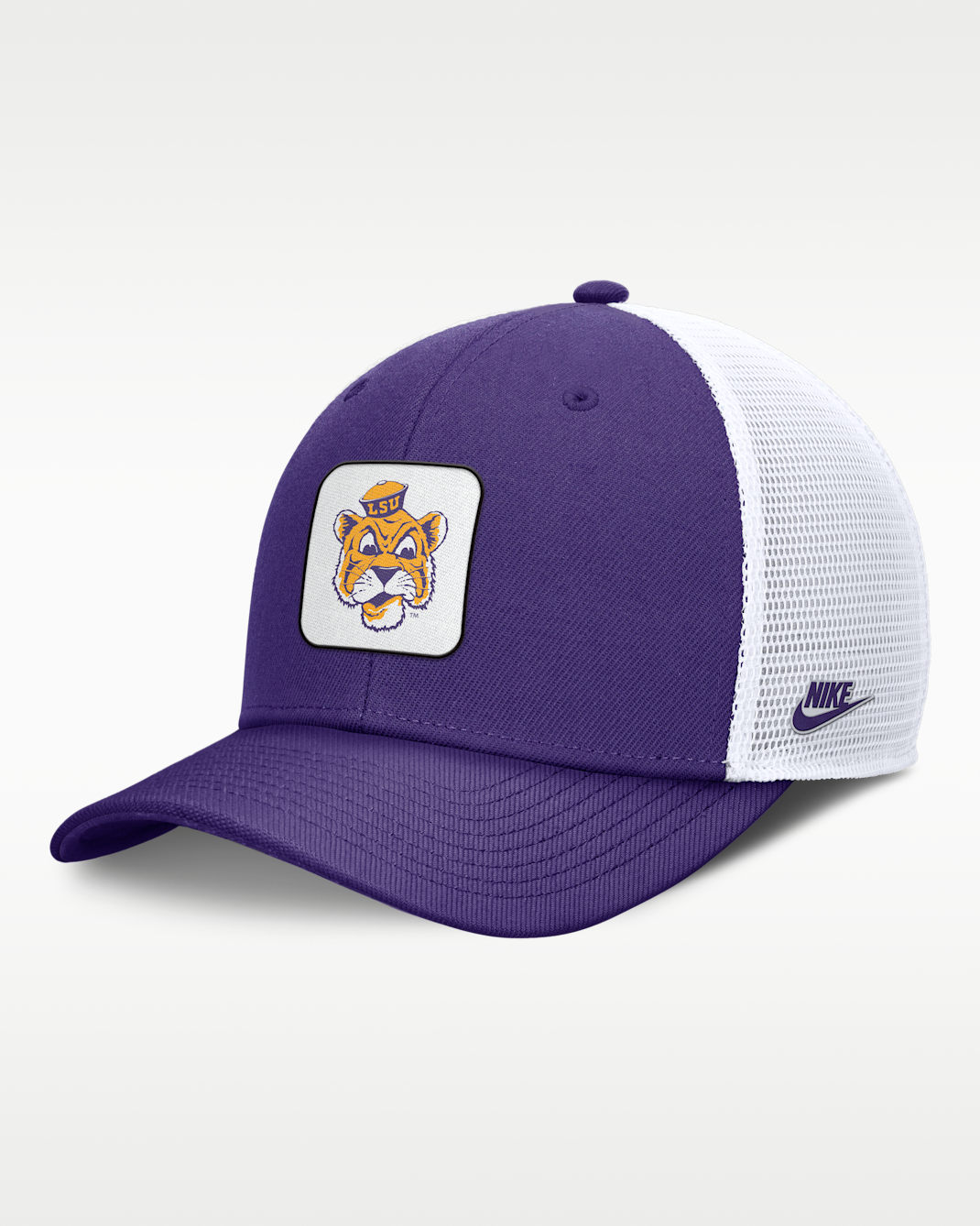 Gorra de rejilla universitaria Nike ajustable para hombre LSU Tigers ...