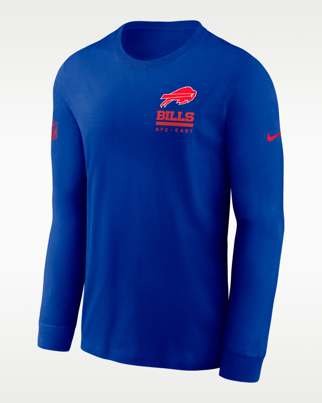 Buffalo Bills Sideline Team Issue Men's Nike Dri-FIT NFL Long-Sleeve T ...