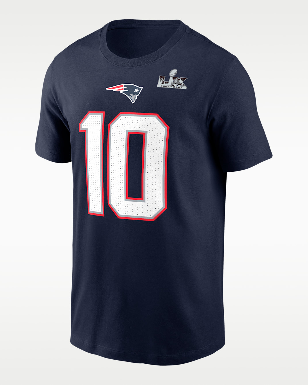 Drake Maye New England Patriots Super Bowl LX Men's Nike NFL T-Shirt ...