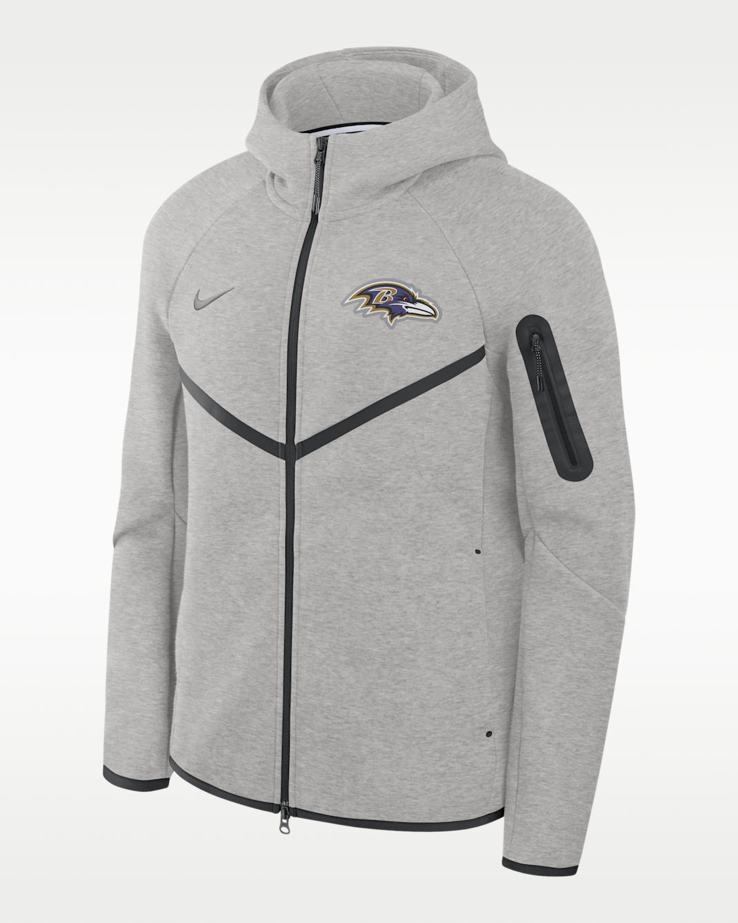 Chamarra con gorro de cierre completo Nike Tech Fleece Windrunner de la ...