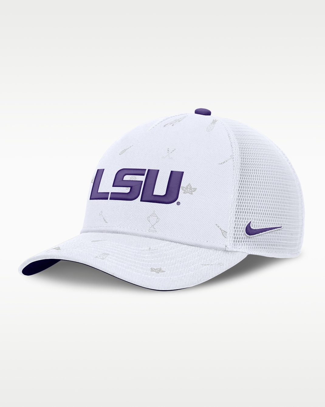 LSU Country Club Golfin' Rise Men's Nike College Trucker Adjustable Hat ...