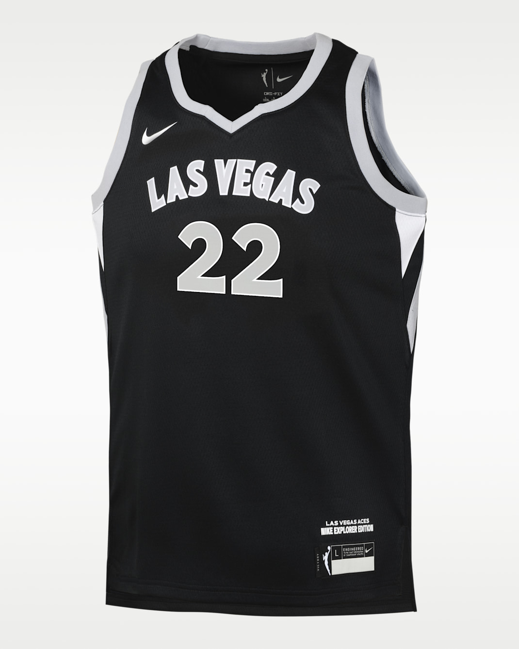A'ja Wilson Las Vegas Aces 2024 Explorer Edition Big Kids' (Boys') Nike ...