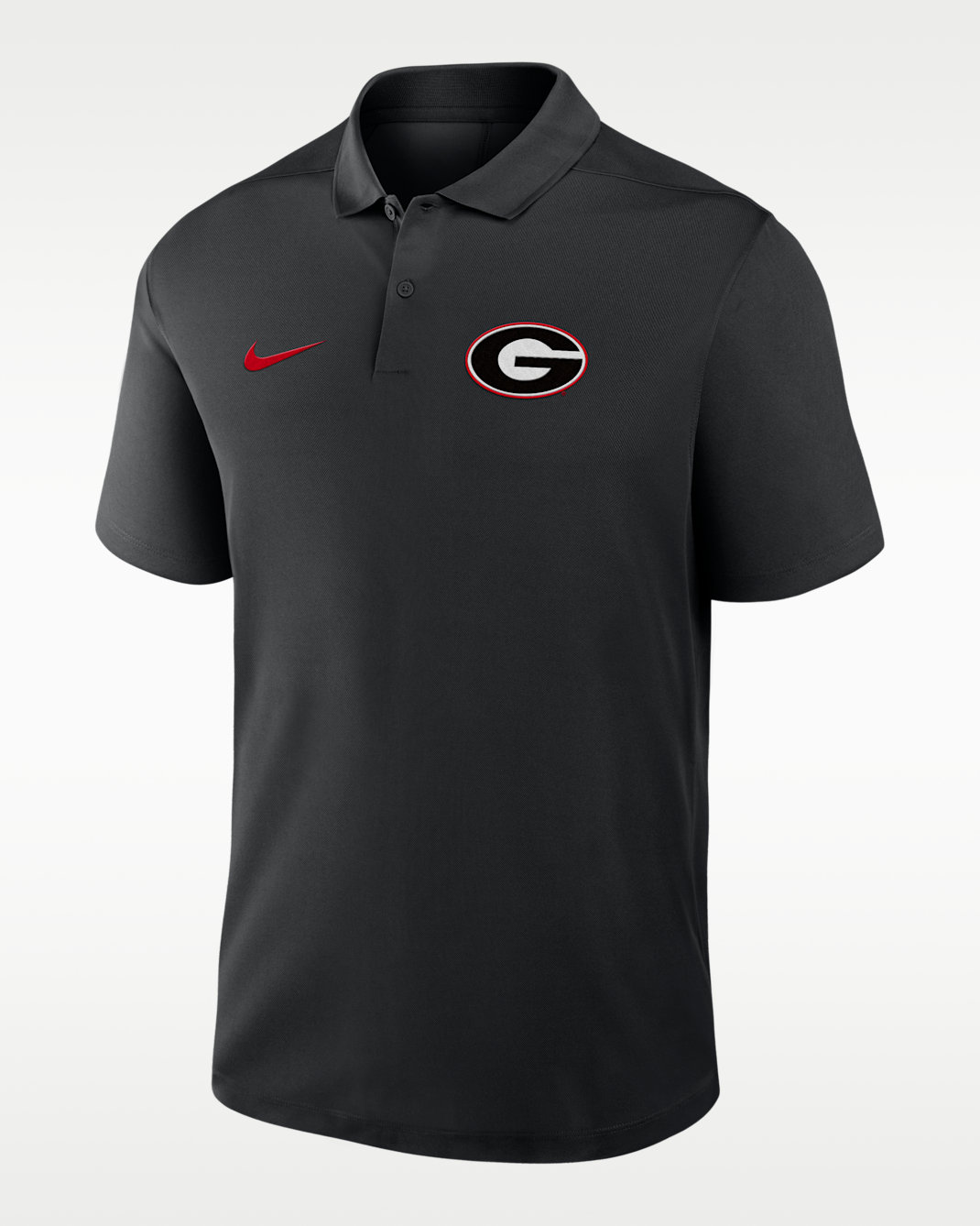 Polo universitario Nike Dri-FIT para hombre Georgia Primetime Victory ...