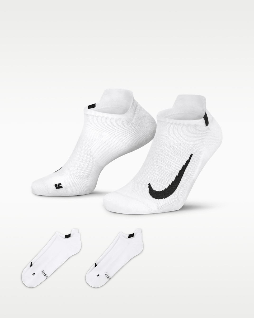 Nike Multiplier Running No-Show Socks (2 Pairs). Nike UK