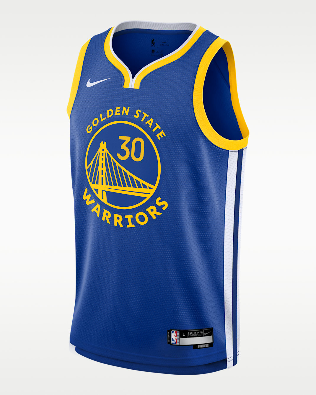 Stephen Curry Golden State Warriors 2023/24 Icon Edition Big Kids' Nike ...