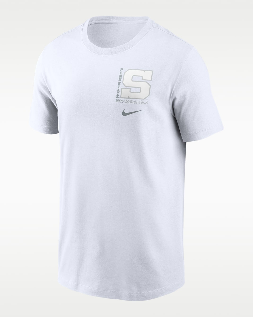 Playera universitaria Nike para hombre Penn State 2025 White Out. Nike.com