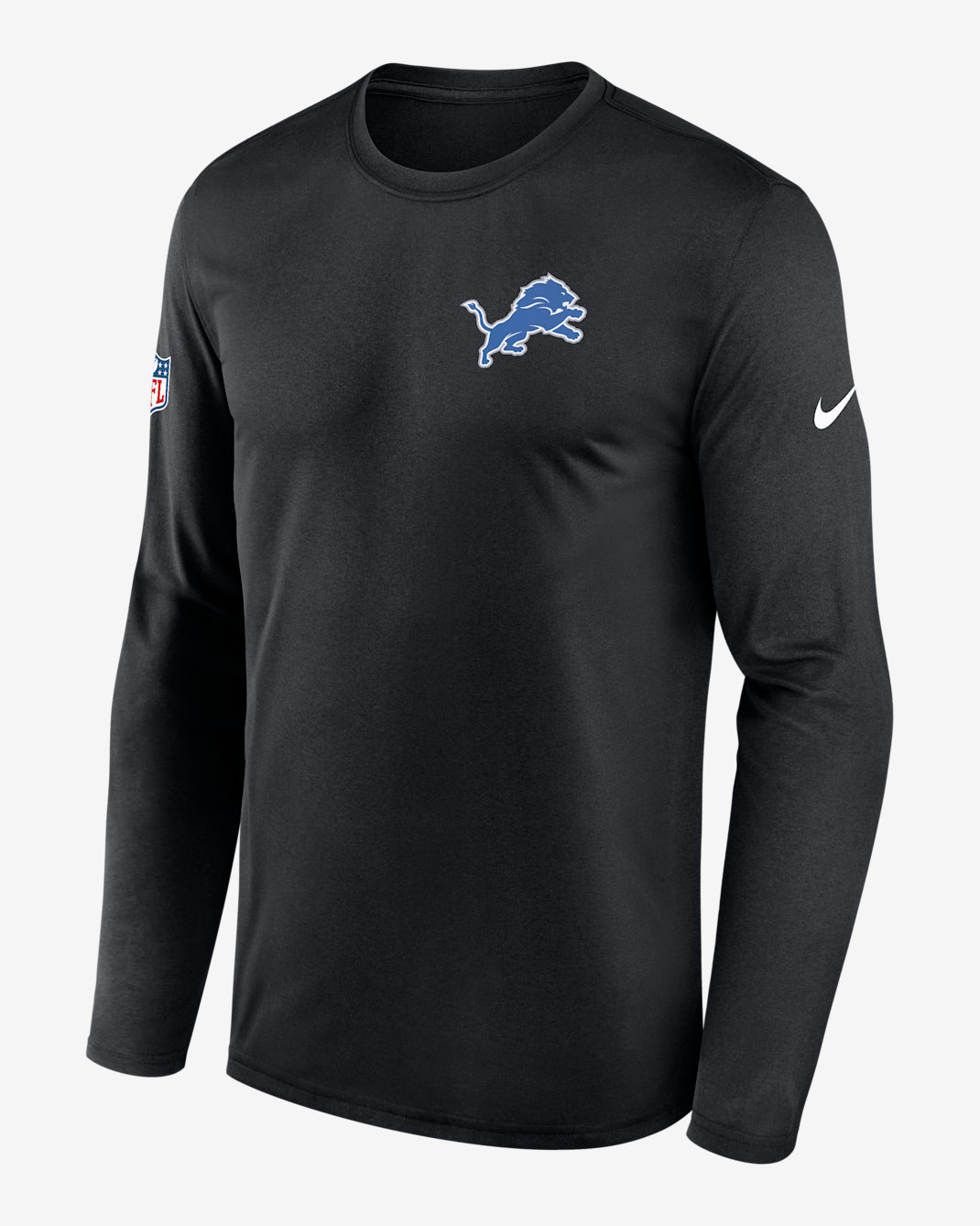 Playera de manga larga Nike Dri-FIT de la NFL para hombre Detroit Lions ...