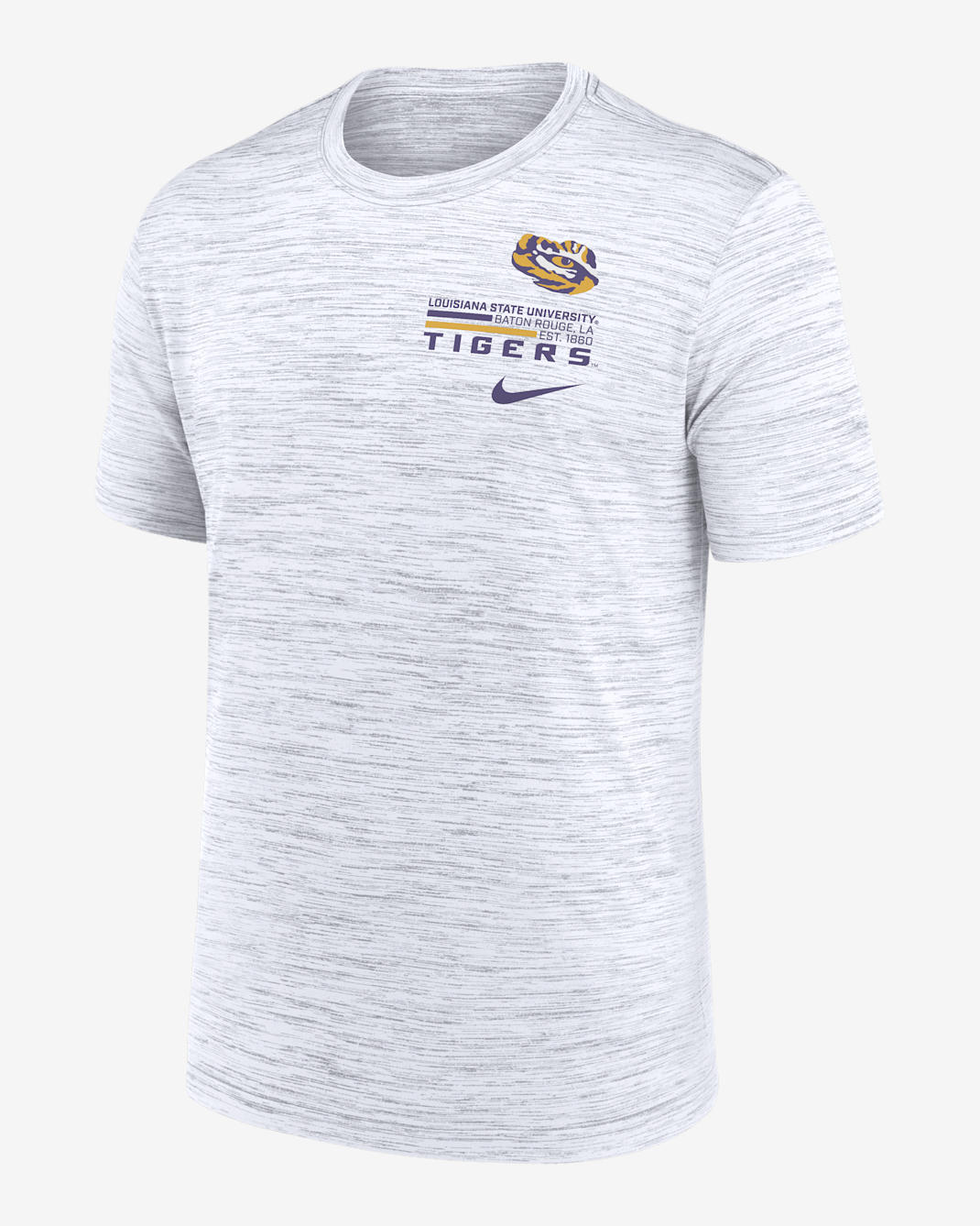LSU Campus Chest Stack Velocity Men's Nike Dri-FIT College T-Shirt ...