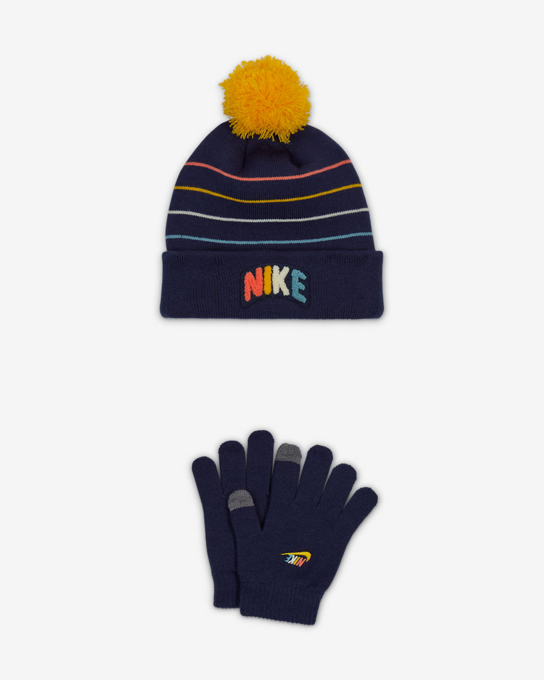 Conjunto de gorro de dos piezas para niños talla grande Nike Powder Play. Nike MX