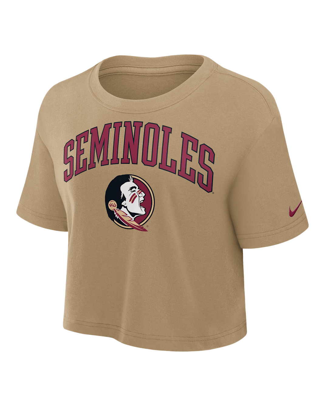 Florida State Athletic Prep Arch Women's Nike Dri-FIT College Cropped T ...