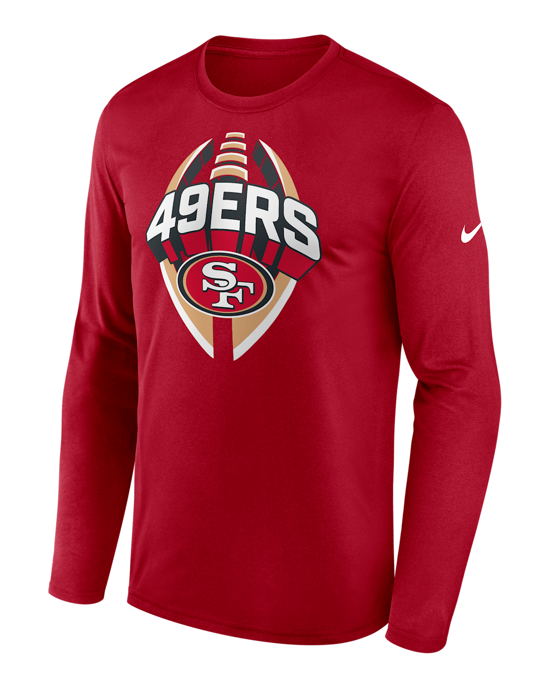 Playera de manga larga Nike Dri-FIT de la NFL para hombre San Francisco ...