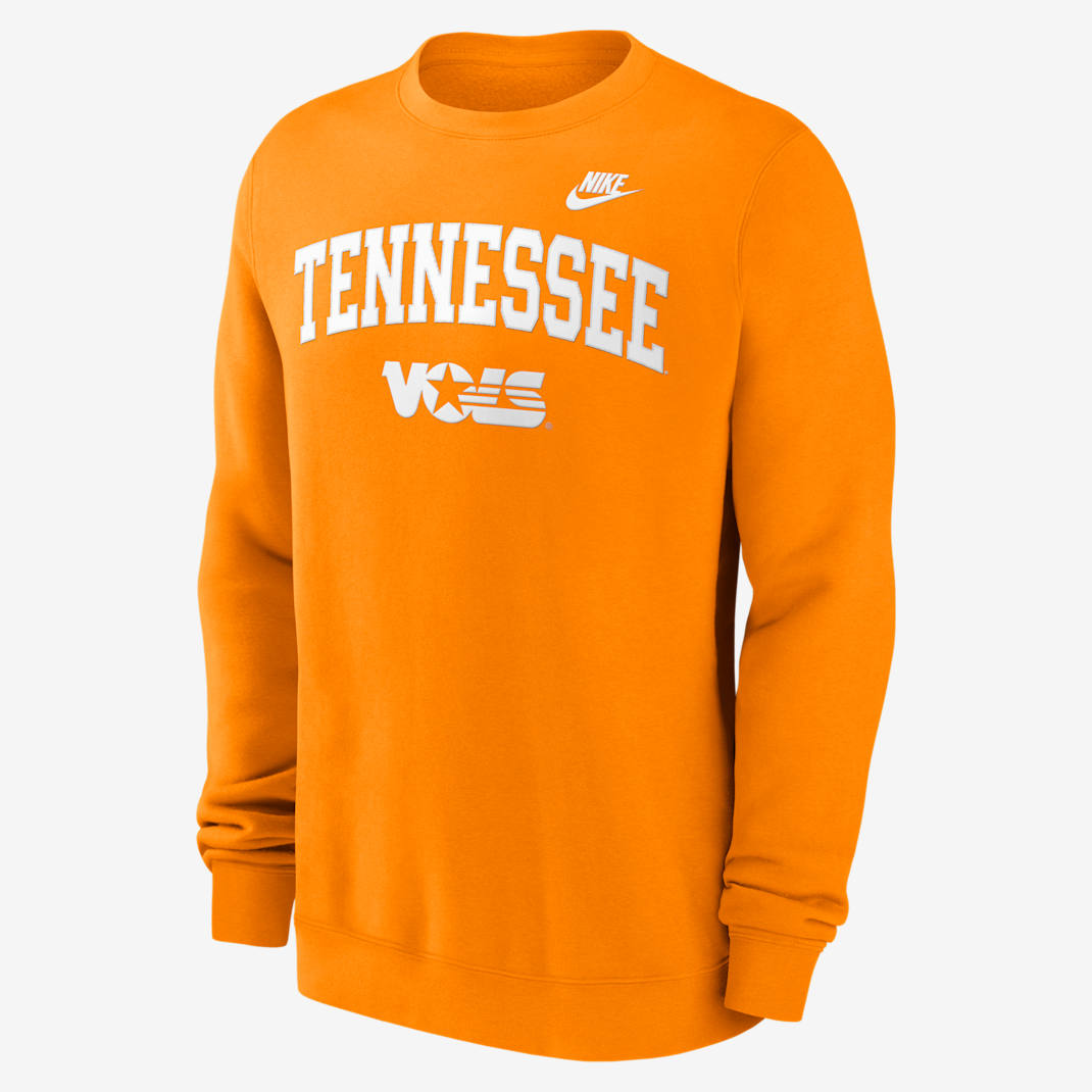 Sudadera de cuello redondo sin cierre universitaria Nike para hombre Tennessee Volunteers Legacy ...