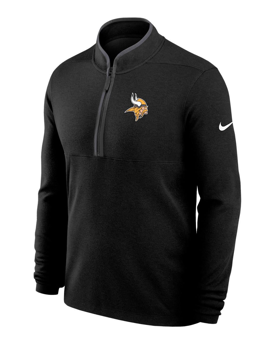 Playera de manga larga Nike Dri-FIT de la NFL de medio cierre para ...