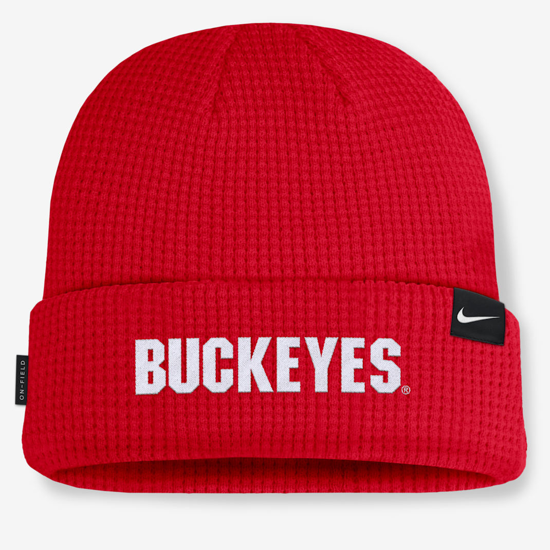 Gorro con dobladillo universitario Nike para hombre Ohio State Buckeyes ...