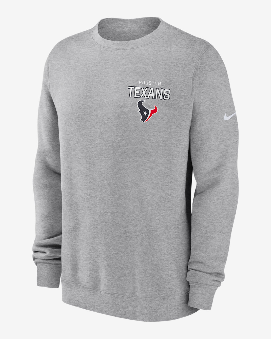 Houston Texans Draw Block Club Men's Nike NFL Pullover Crew. Nike.com
