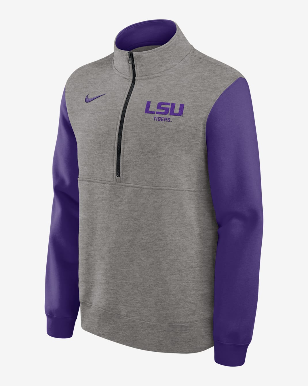 LSU Club Men's Nike College 1/2-Zip Crew. Nike.com