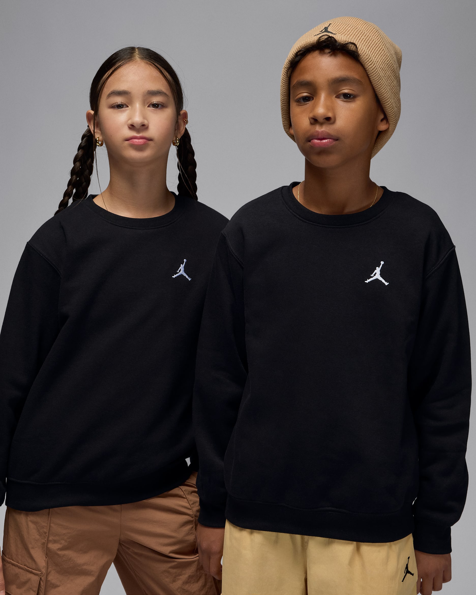 Jordan Brooklyn Fleece Older Kids' Crew Top. Nike HU