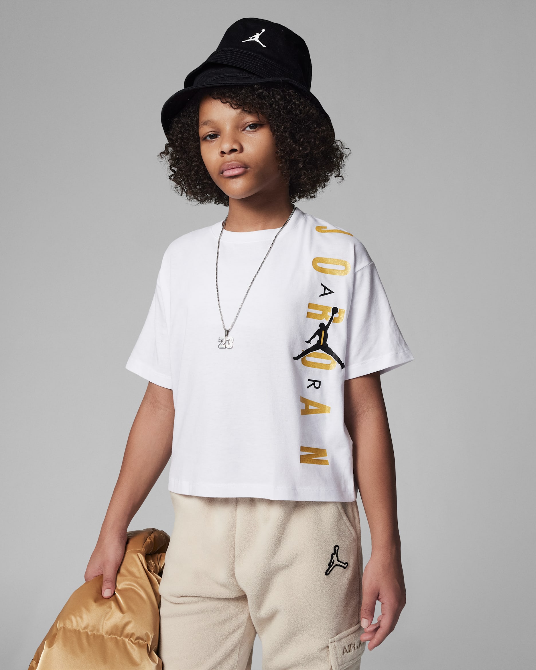 Jordan "Time To Shine" Tee Older Kids' T-Shirt. Nike SI