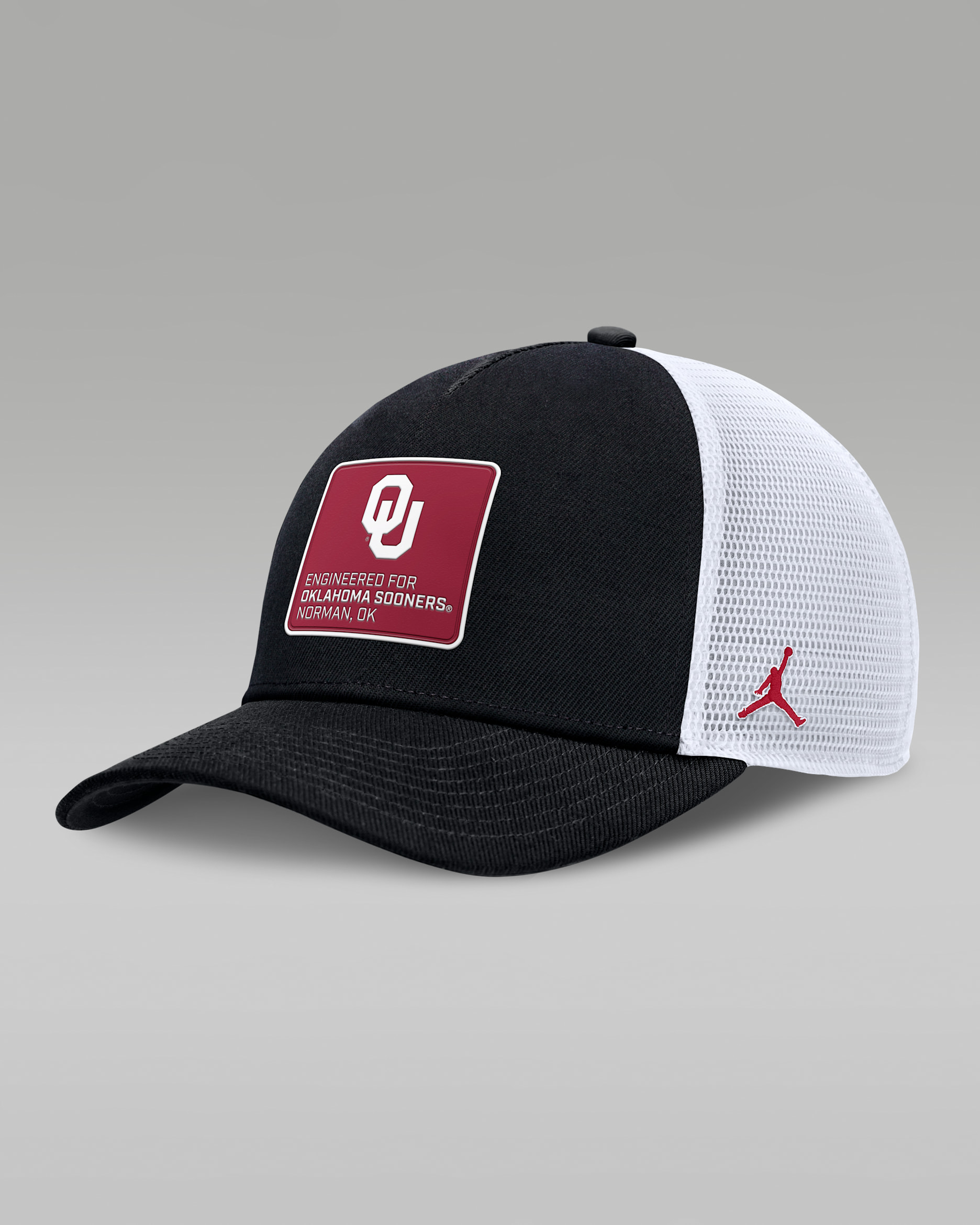 Oklahoma On-Field Rise Engineered Men's Jordan Brand College Trucker ...