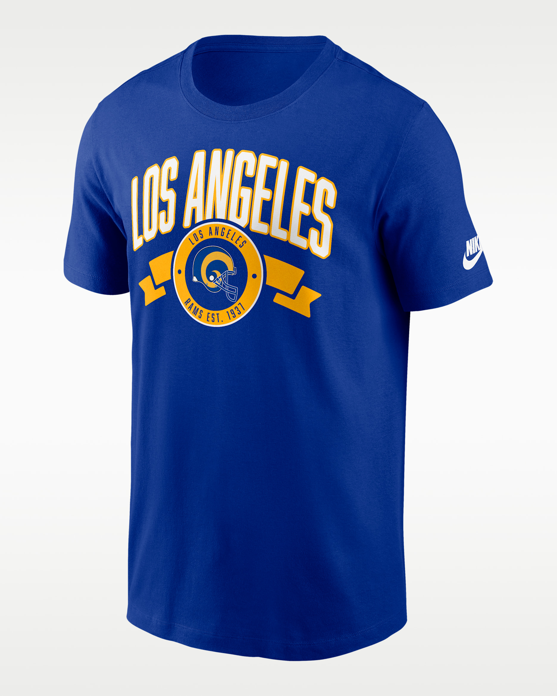 Playera Nike de la NFL para hombre Los Angeles Rams Rewind Front And ...