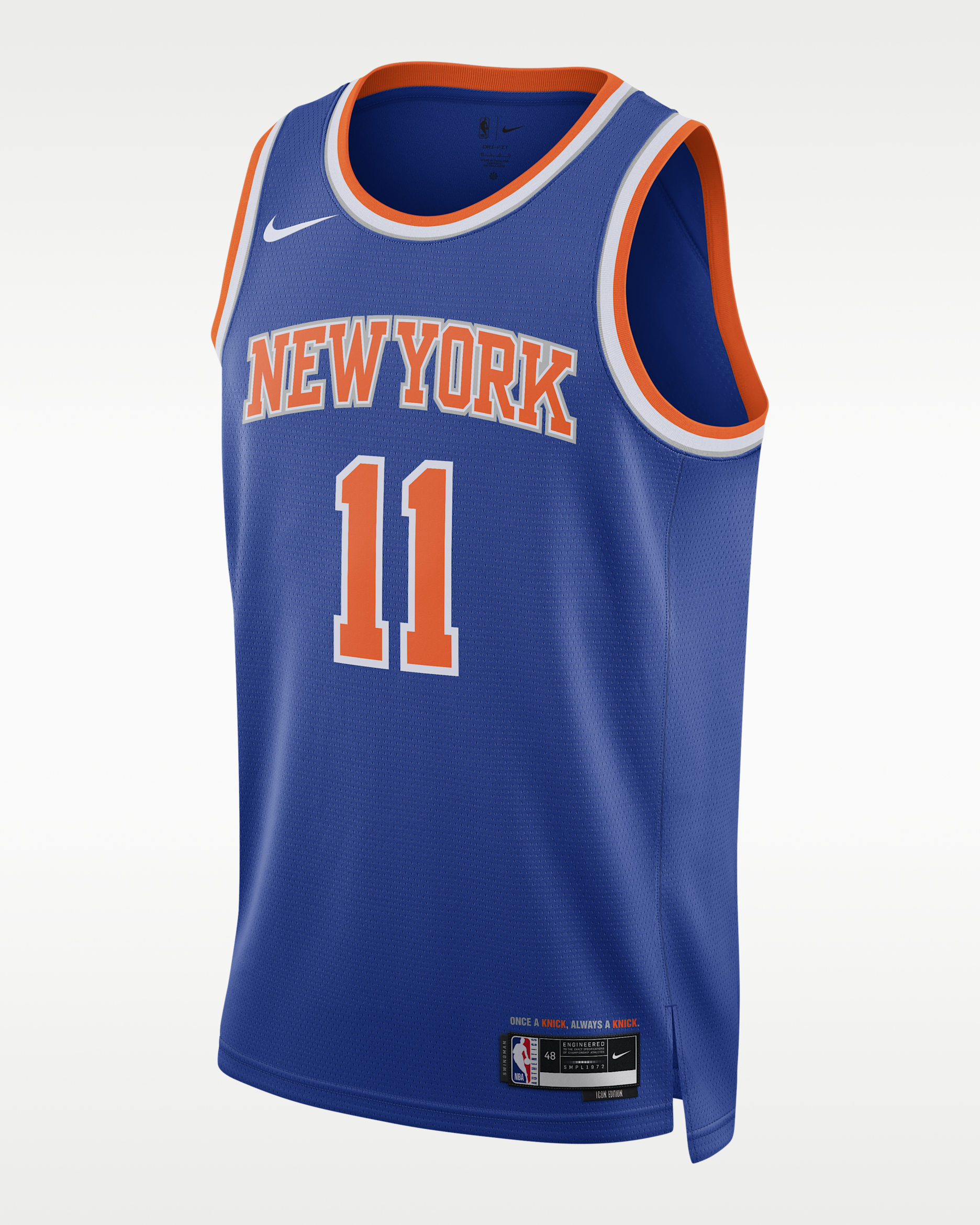 New York Knicks Icon Edition Men's Nike Dri-FIT NBA Swingman Jersey ...