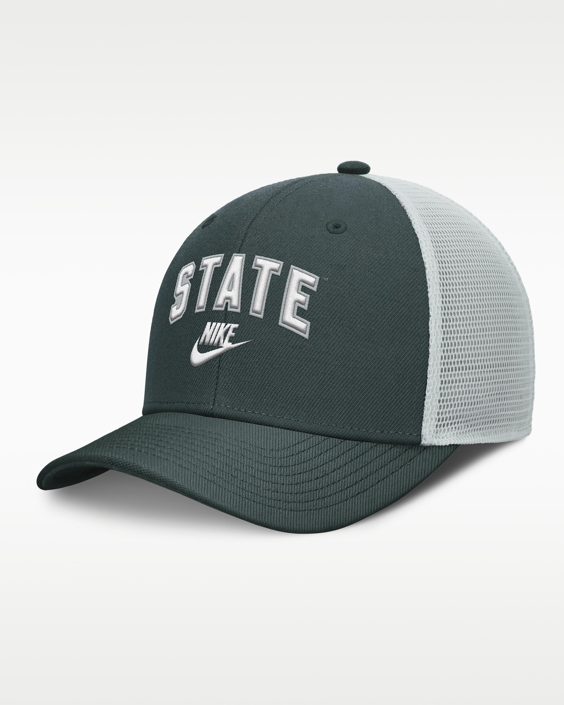 Michigan State Legacy Arch Rise Men's Nike Dri-FIT College Trucker ...