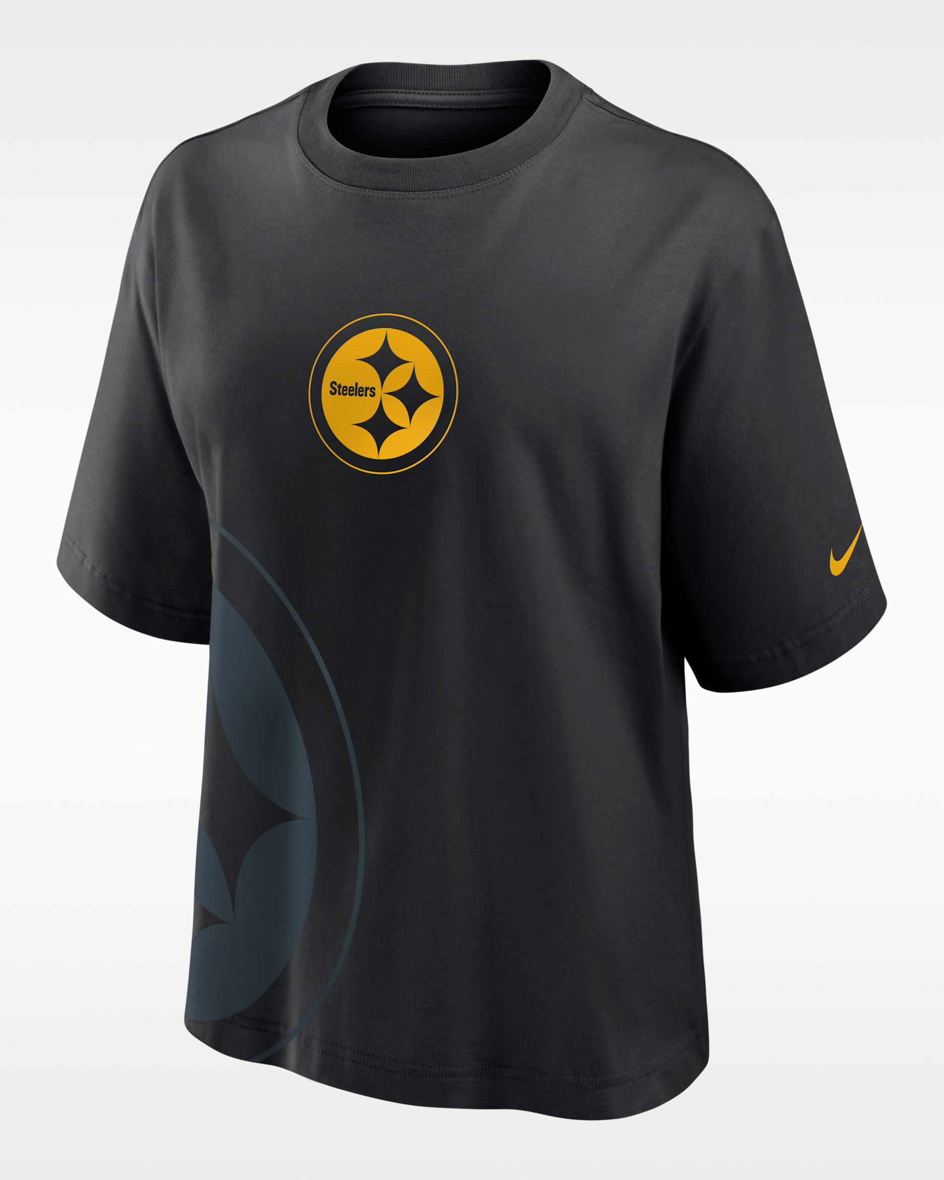 Playera Nike de la NFL para mujer Pittsburgh Steelers Boxy. Nike.com