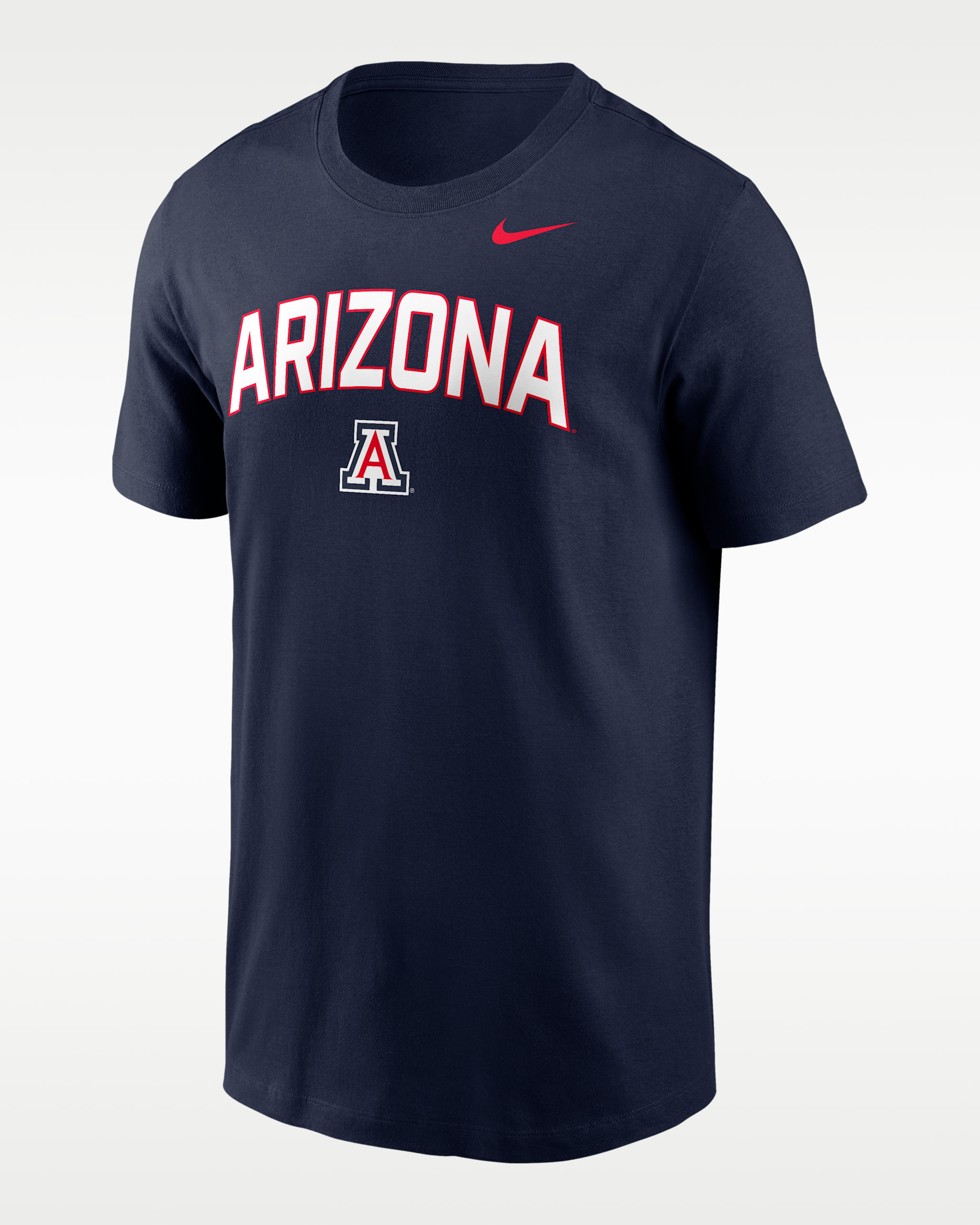 Playera universitaria Nike para hombre Arizona Primetime Arch Stack ...